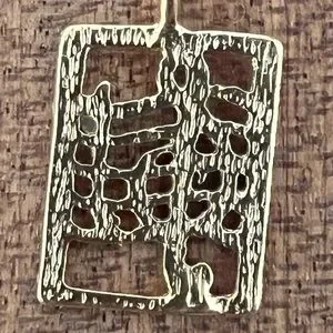 Jewelry | Pendant Vintage Goldtone Music G Clef And F Note On A Staff ...